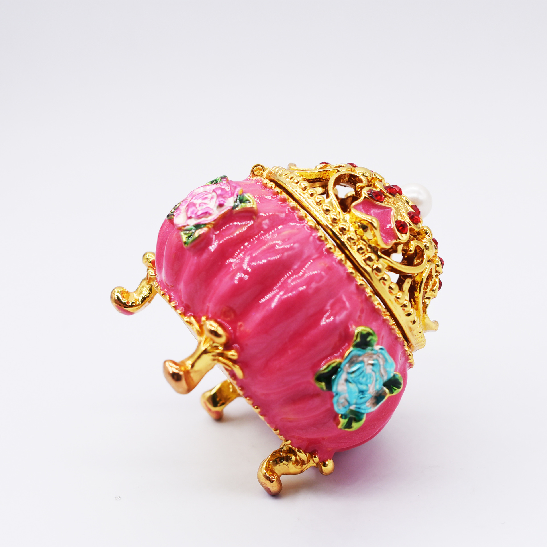 Enamel Color Jewelry Box Diamond Factory Direct European Style Palace ...