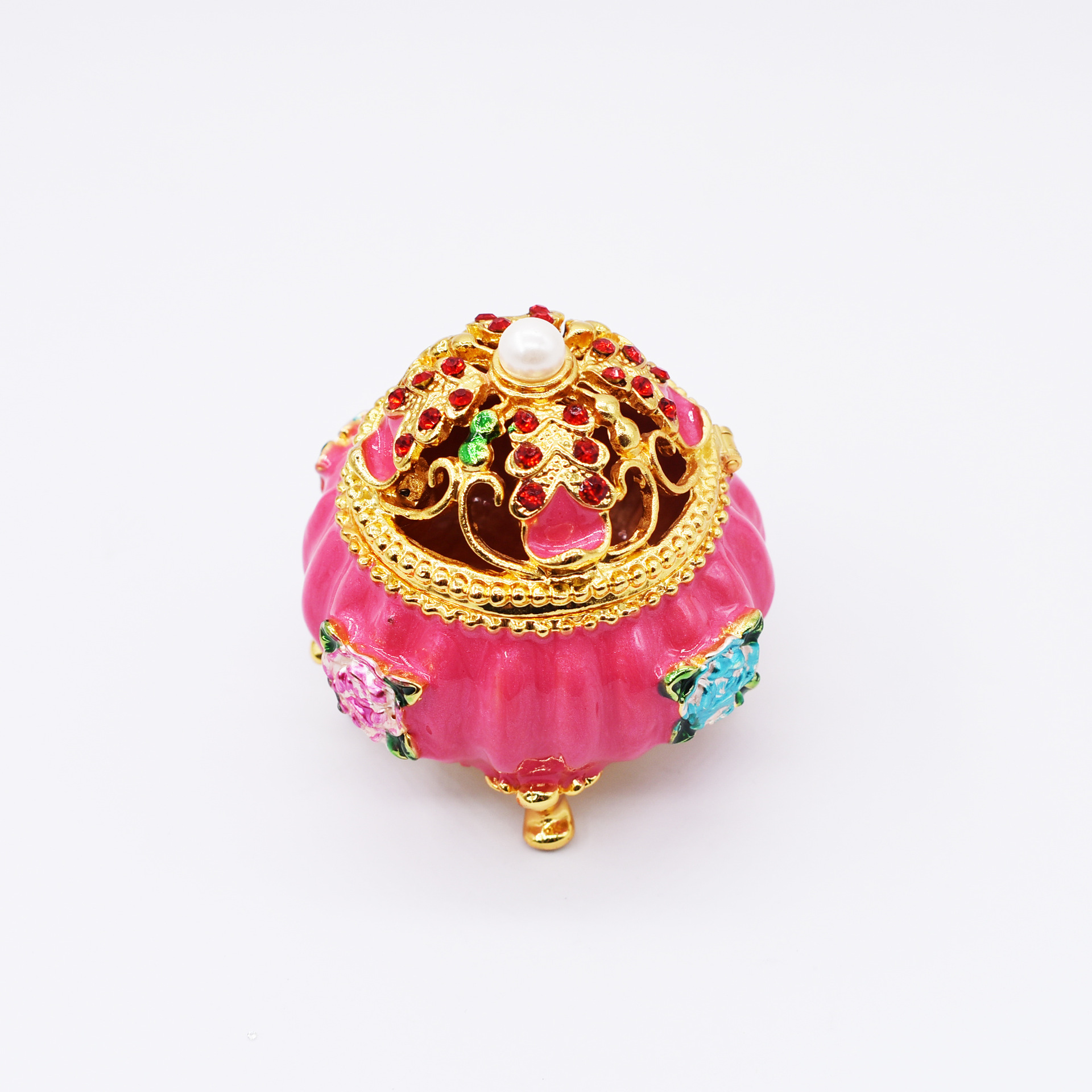 Enamel Color Jewelry Box Diamond Factory Direct European Style Palace ...